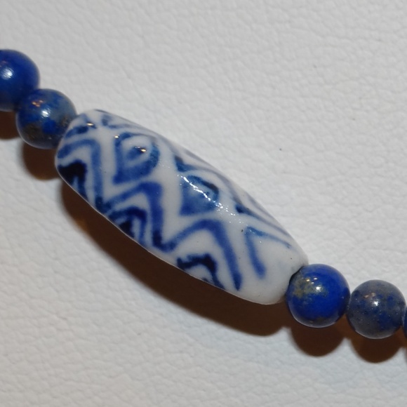 Sajen (Offerings) Jewelry | Jewelry | Sajen 6 Lapis Bali Bead Necklace ...